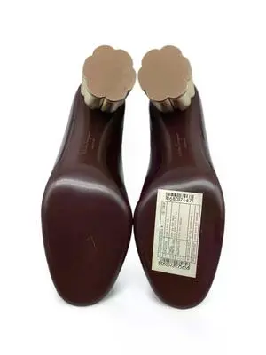 FERRAGAMO Lucca Block Heel Pumps