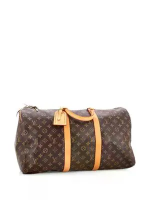 LOUIS VUITTON Keepall Bag Monogram Canvas 50 Travel Bag - Brown