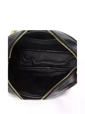 Saint Laurent Lou Camera Bag Printed Canvas And Leather Mini Crossbody Bag