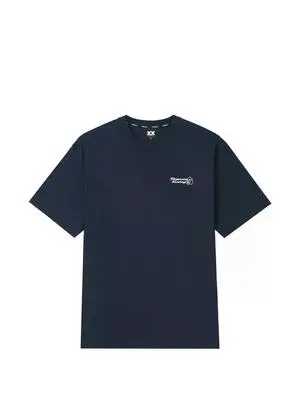 FINGERCROXX Logo-print Cotton T-shirt - Blue