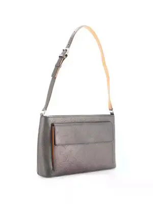 LOUIS VUITTON Mat Allston Handbag Monogram Vernis Shoulder Bag - Grey
