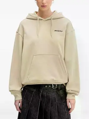 Dickies Loretto Logo-embroidered Hoodie - Neutrals
