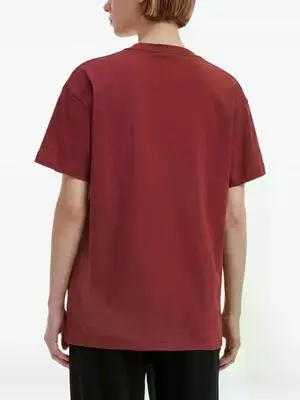 FINGERCROXX Logo-patch T-shirt - Red