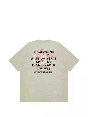 AAPE BY *A BATHING APE Moonface-print T-shirt