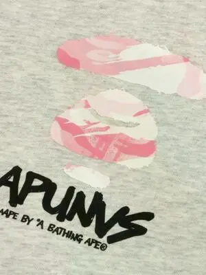AAPE BY *A BATHING APE Moonface-print T-shirt