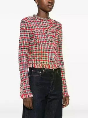 SELF-PORTRAIT Fringe-trim Jacket