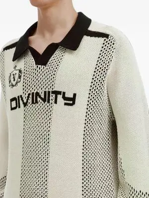 FIVE CM Striped Intarsia-knit Sweater