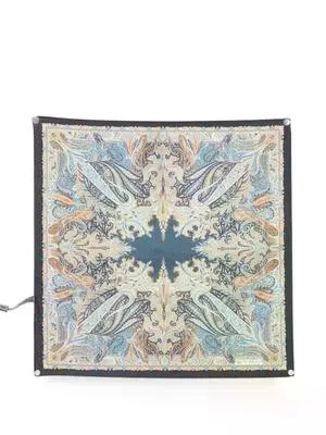 Etro Paisley-print Scarf - Blue