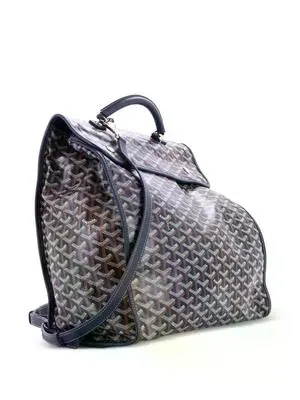 Goyard Saint Leger Briefcase Coated Canvas Backpack - Blue