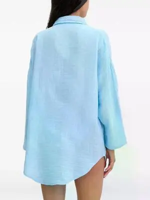Melissa Odabash Button-up Chest-pocket Shirt