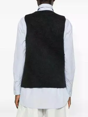 LAMRONS V-neck Flap-pocket Vest