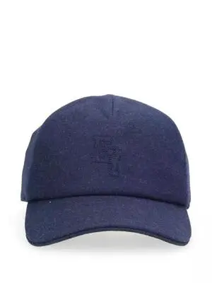 Eleventy Embroidered Logo Baseball Cap - Blue