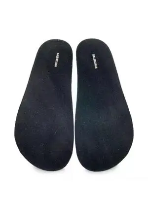Balenciaga Crocs Faux-fur Boots