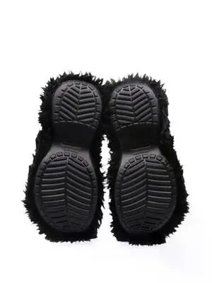 Balenciaga Crocs Faux-fur Boots