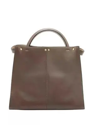 Fendi 2010-2026 Large Leather Peekaboo X-lite Tote Bag