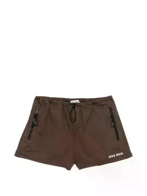 Miu Miu Zip Up Shorts For Women