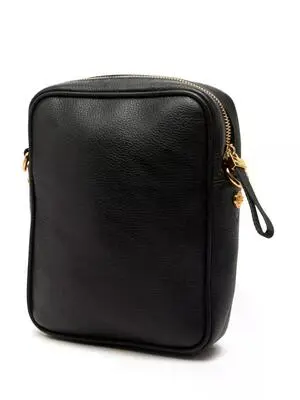 Versace 2021 Leather Medusa Crossbody Bag - Black
