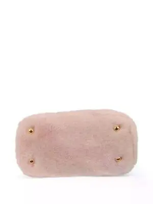 Prada Shearling Tote Bag - Pink