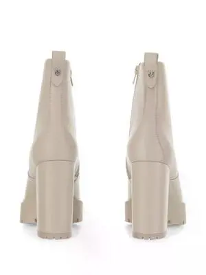 Pinko Platform Ankle Boots - Neutrals