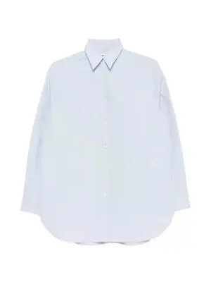JIL SANDER Button-down Long-sleeve Shirt - Blue