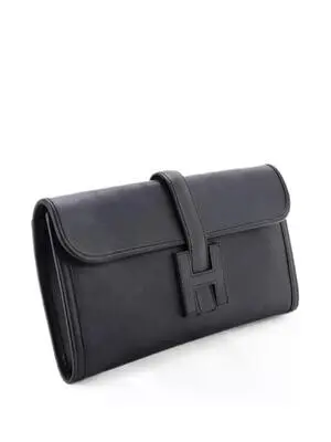 Hermès Jige Elan Swift 29 Clutch Bag - Black