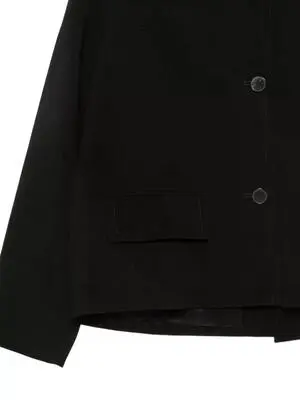 Alberto Biani Button-up Flap-pocket Jacket - Black