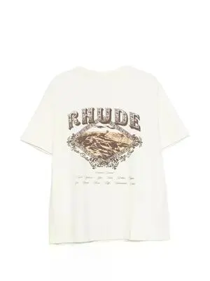Rhude Graphic-print T-shirt - Neutrals