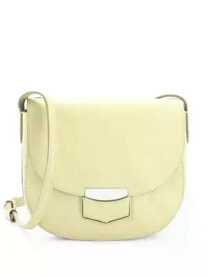 Celine Trotteur Grainy Leather Small Crossbody Bag - Green