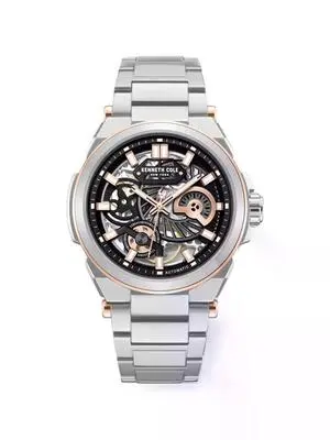 KENNETH COLE Skeleton 44mm Watch - Black