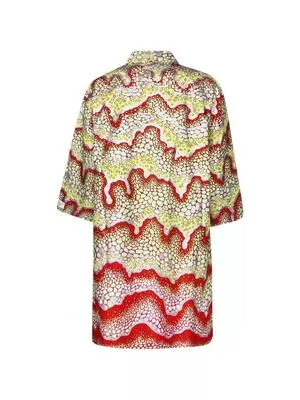 ATELIER VLISCO Bubble Waves Abstract-print Mini Dress