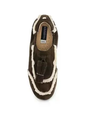 Fratelli Rossetti Tassel Shearling-trim Loafers