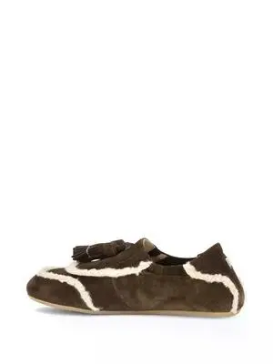 Fratelli Rossetti Tassel Shearling-trim Loafers