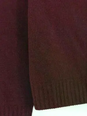 ALYSI Crew-neck Ribbed-trim Sweater