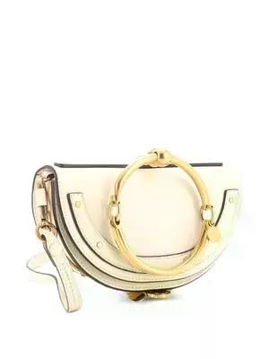 Chloé Nile Leather Mini Crossbody Bag - Neutrals