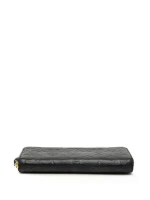LOUIS VUITTON 2019 Monogram Empreinte Zippy Wallet Long Wallets - Black