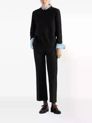 Prada Wool And Cashmere Crew-neck Sweater