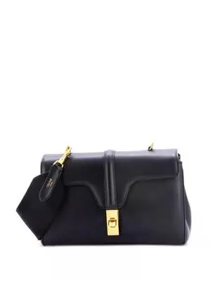 Celine Soft 16 Bag In Smooth Calfskin - Black
