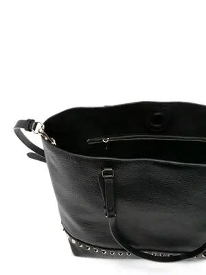 Valentino Garavani Rockstud Pebbled Tote Bag