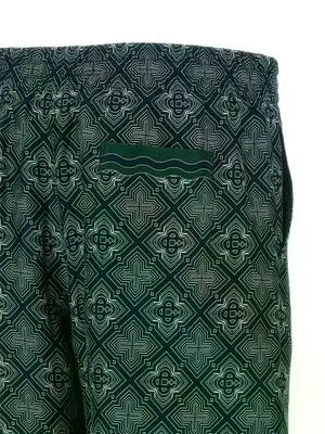 Casablanca Radiating Monogram-pattern Shorts