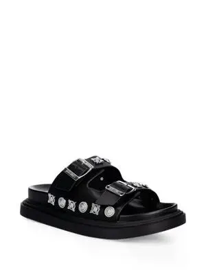 Just Cavalli Stud-embellished Buckle-fastening Sandals