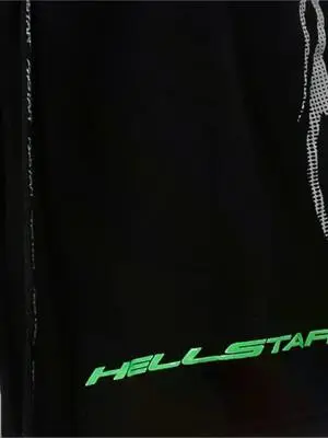 HELLSTAR Tribal Drawstring Shorts - Black