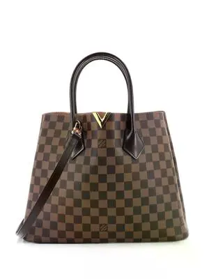 LOUIS VUITTON Kensington Handbag Damier Tote Bag - Brown