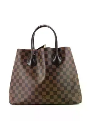 LOUIS VUITTON Kensington Damier Tote Bag - Brown