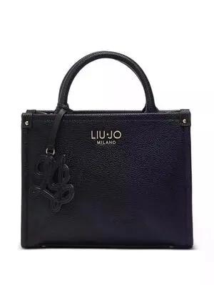 Liu Jo Small Handbag With Grained Effect And Logo Charm