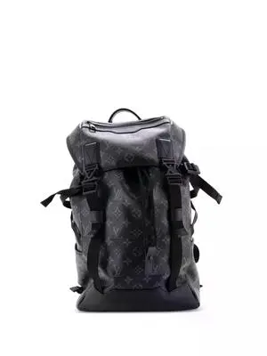 LOUIS VUITTON Monogram Eclipse Canvas Backpack - Black