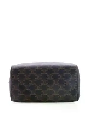 Celine Convertible Zip Boston Bag Triomphe Coated Canvas Mini Travel Bag