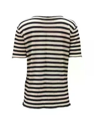 Emporio Armani Striped Knit T-shirt
