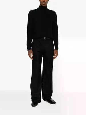 Fedeli Ribbed-knit High-neck Pullover