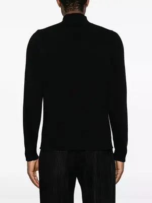 Fedeli Ribbed-knit High-neck Pullover
