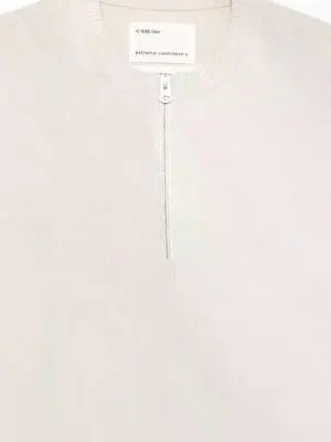 Extreme Cashmere Like Quarter-zip Sweater